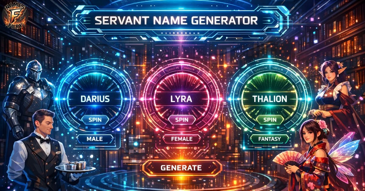 600+ Servant Names with Meanings: Male, Female & Fantasy